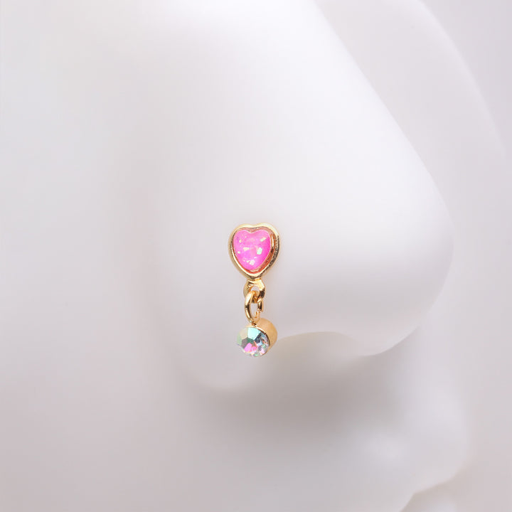 L-Shaped Nose Rings - BM25 Body Jewelry