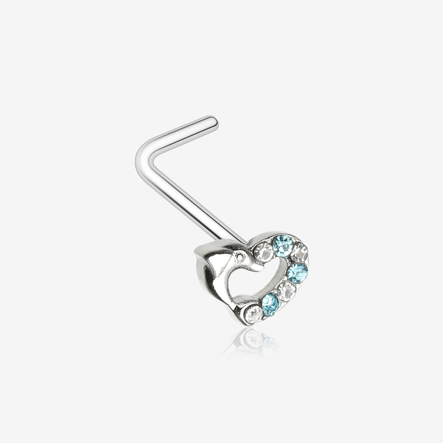 L-Shaped Nose Rings - BM25 Body Jewelry
