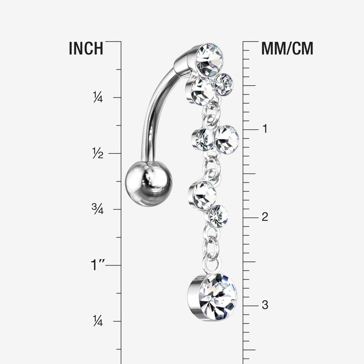 Top-Down Reverse Belly Rings - BM25 Body Jewelry
