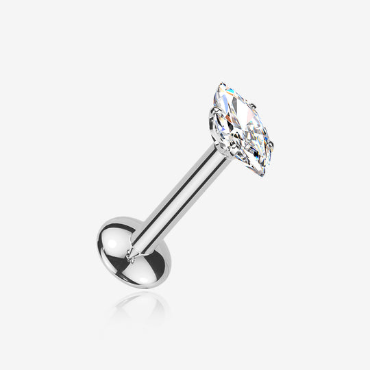 Implant Grade Titanium Flat Back Labrets - BM25 Body Jewelry