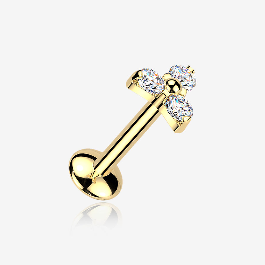 Implant Grade Titanium Flat Back Labrets - BM25 Body Jewelry