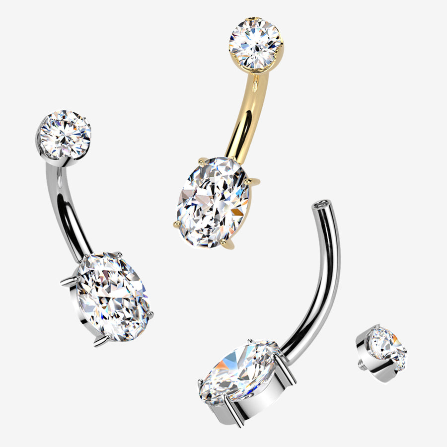 Implant Grade Titanium Belly Rings - BM25 Body Jewelry