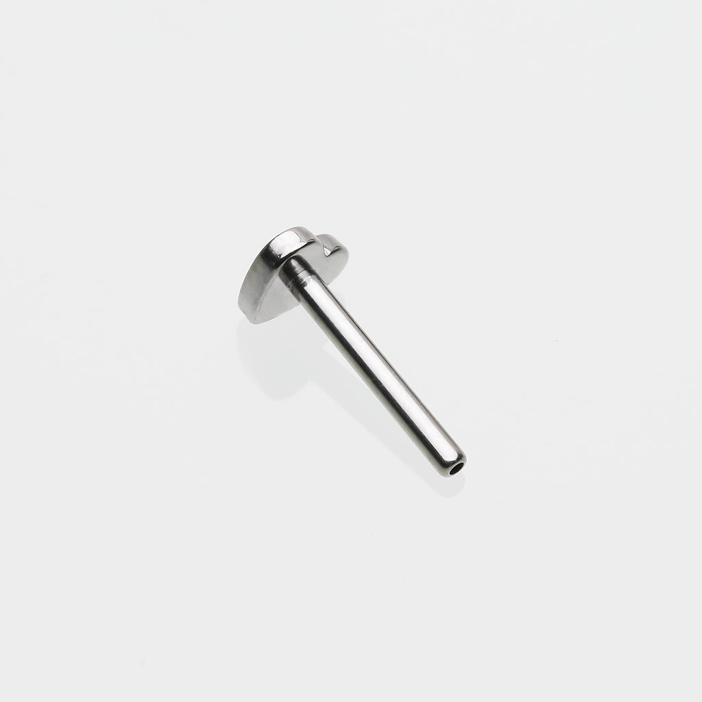 Implant Grade Titanium OneFit Threadless Heart Base Flat Back Stud Lab ...